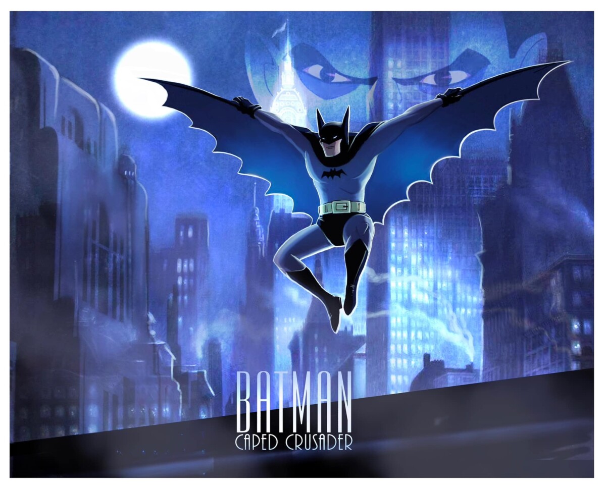 Batman, Caped Crusader | Poster By Mark Chilcott