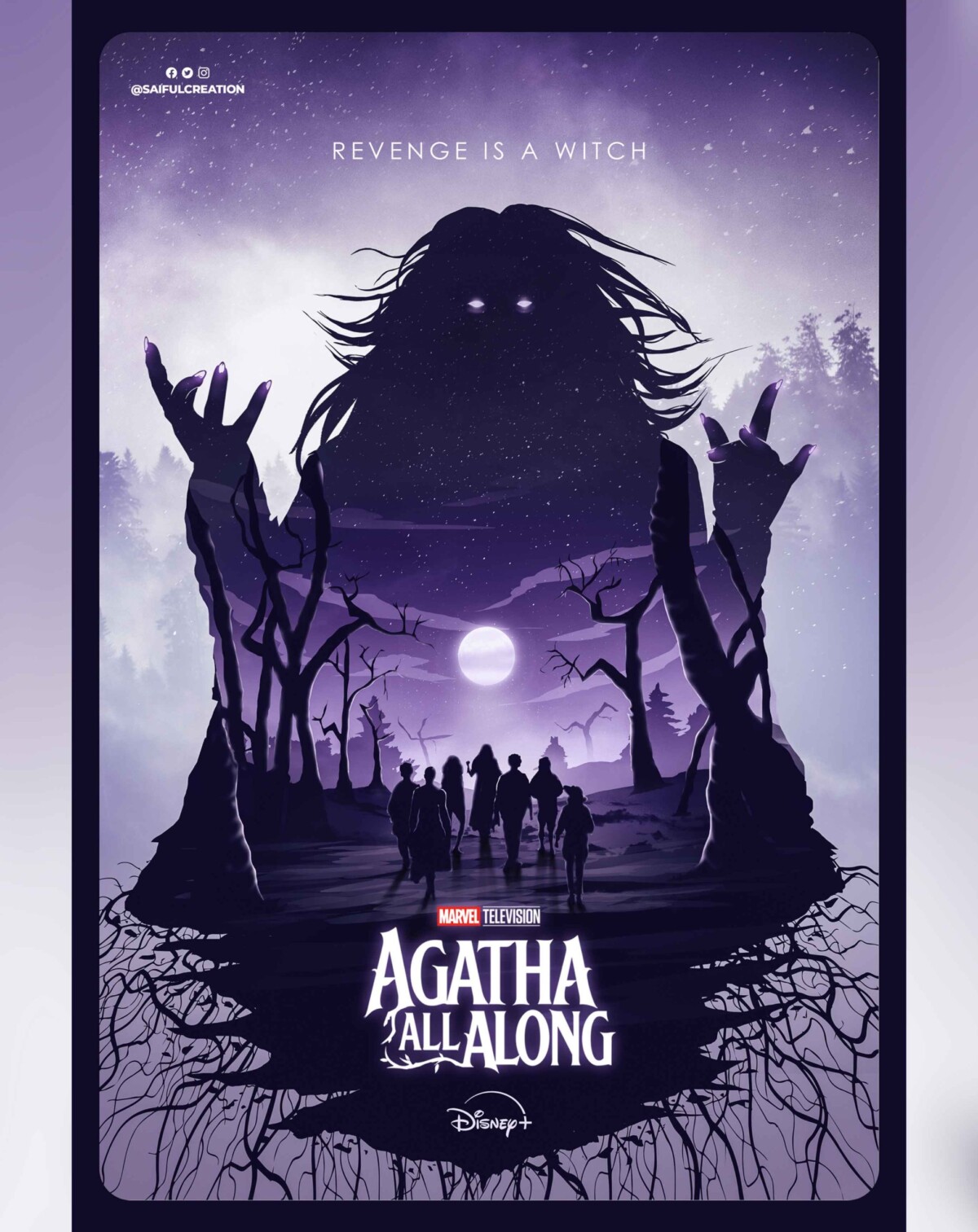 Agatha All Along Poster | Poster By Saiful Creation