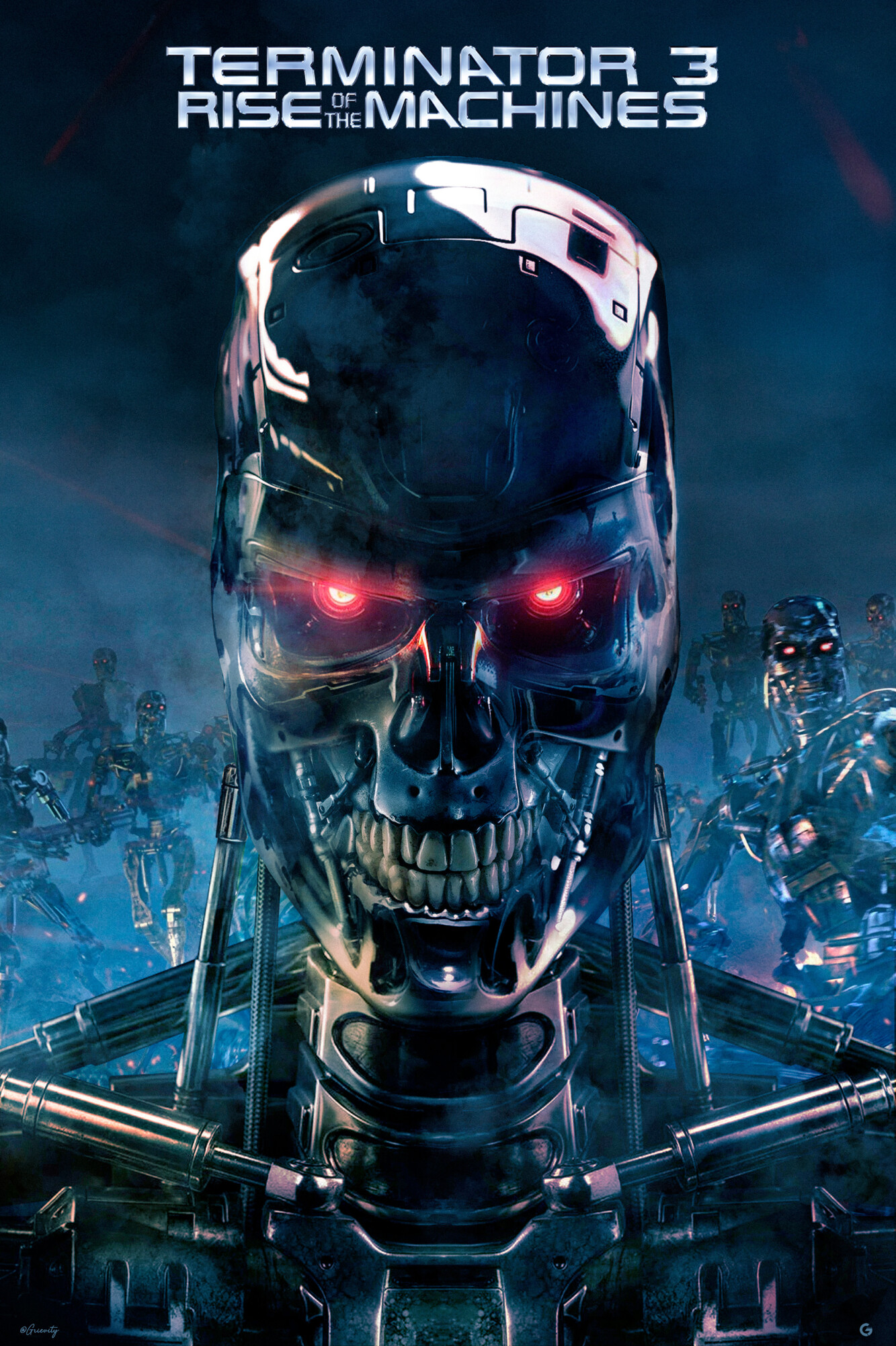 Terminator 3 : Rise Of The Machines | Poster By Grievity