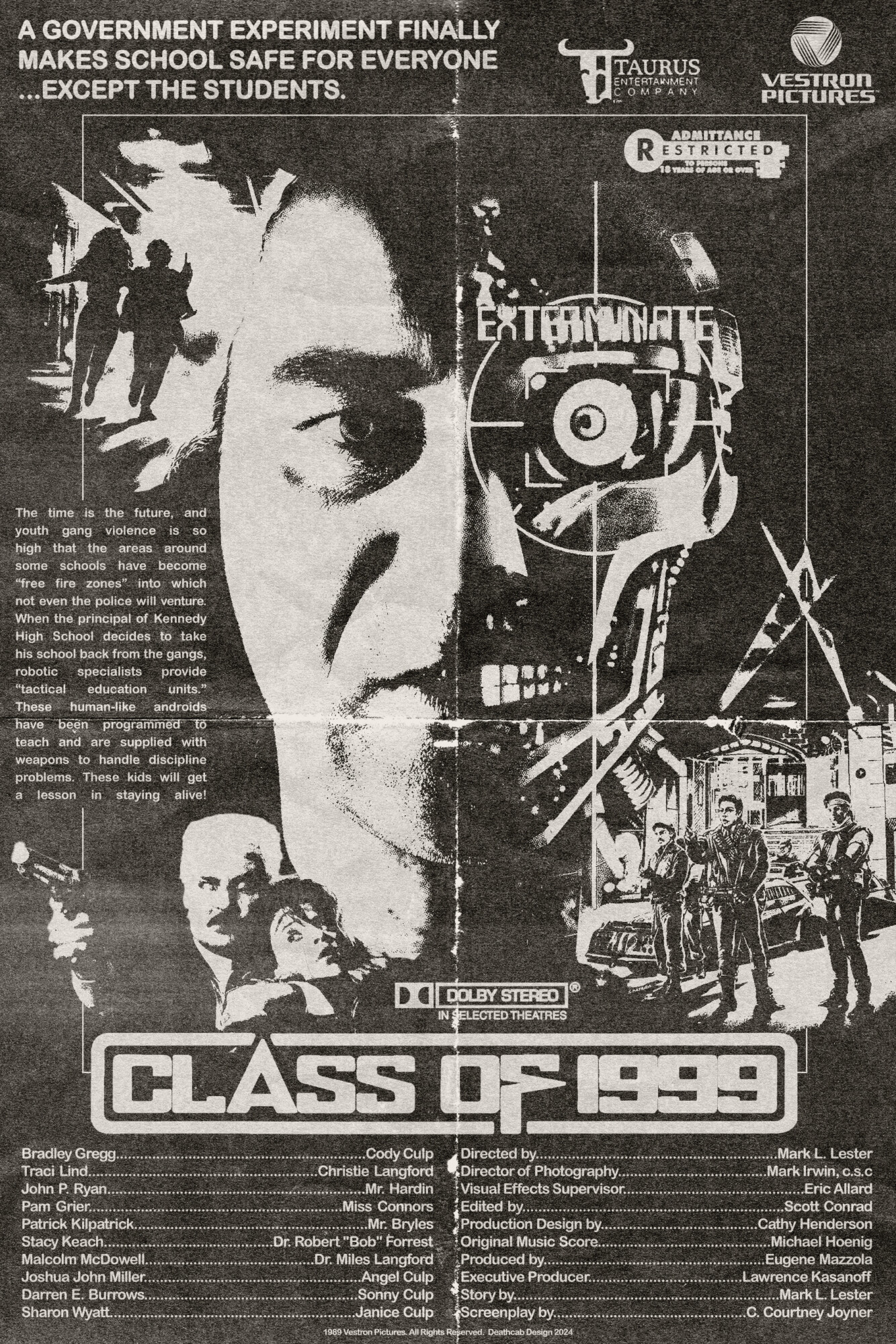 Class Of 1999 (1990) | Poster By Deathcab6366