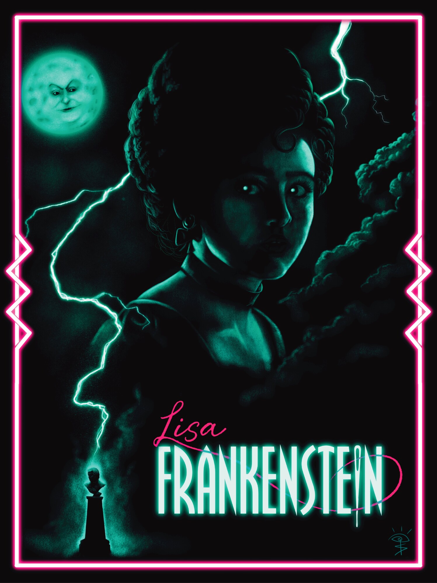 Lisa Frankenstein | Poster By Psbrwn