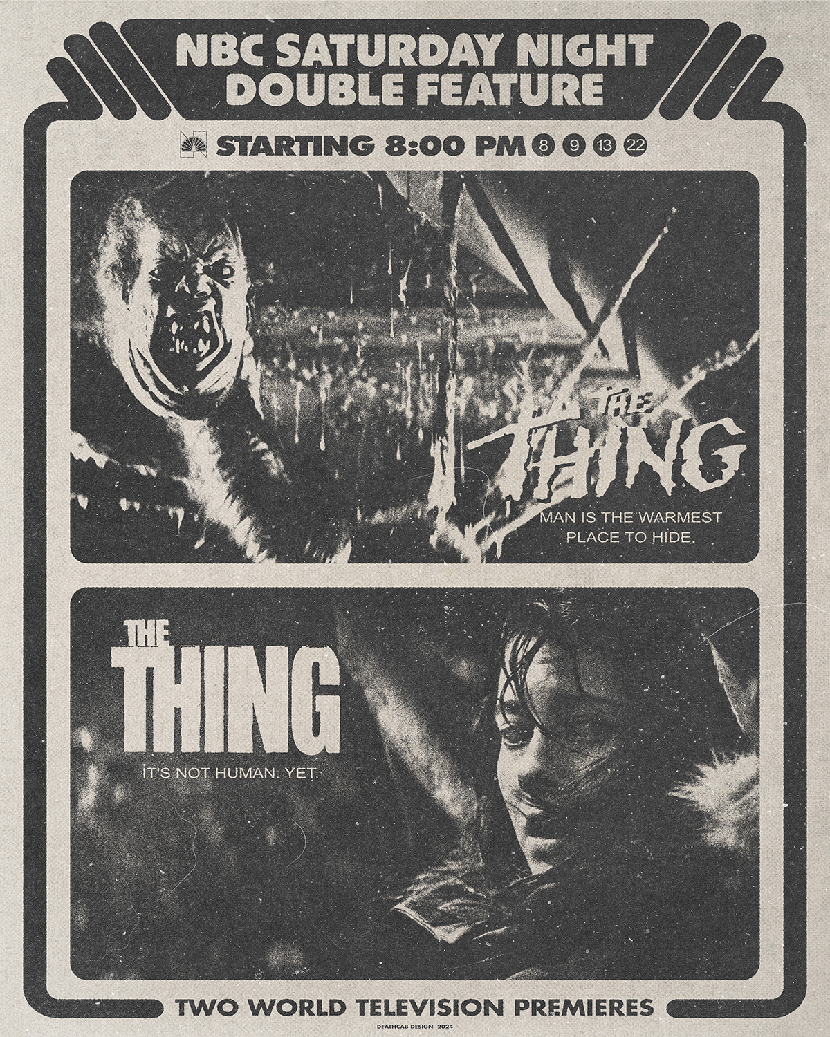 The Thing Double Feature TV Ad | Poster By Deathcab6366