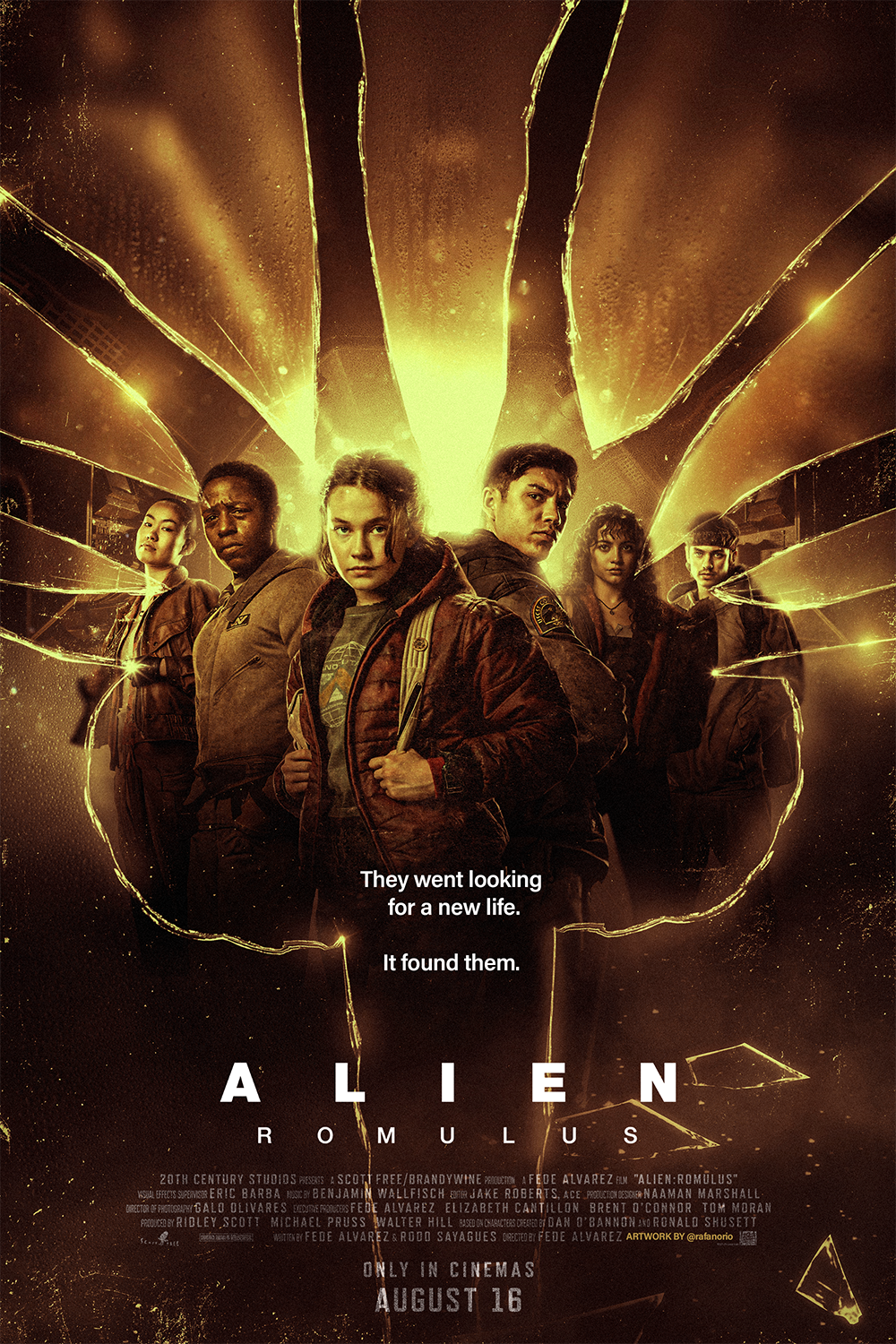 ALIEN: ROMULUS - Alternative Cast Poster | Poster By Rafael Araujo