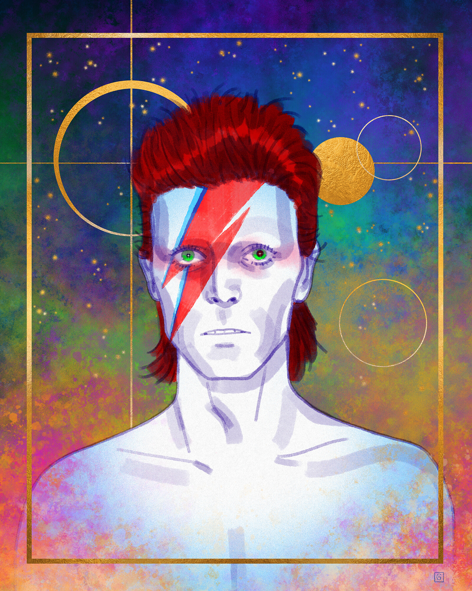 Ziggy Stardust | Poster By Graham Corcoran