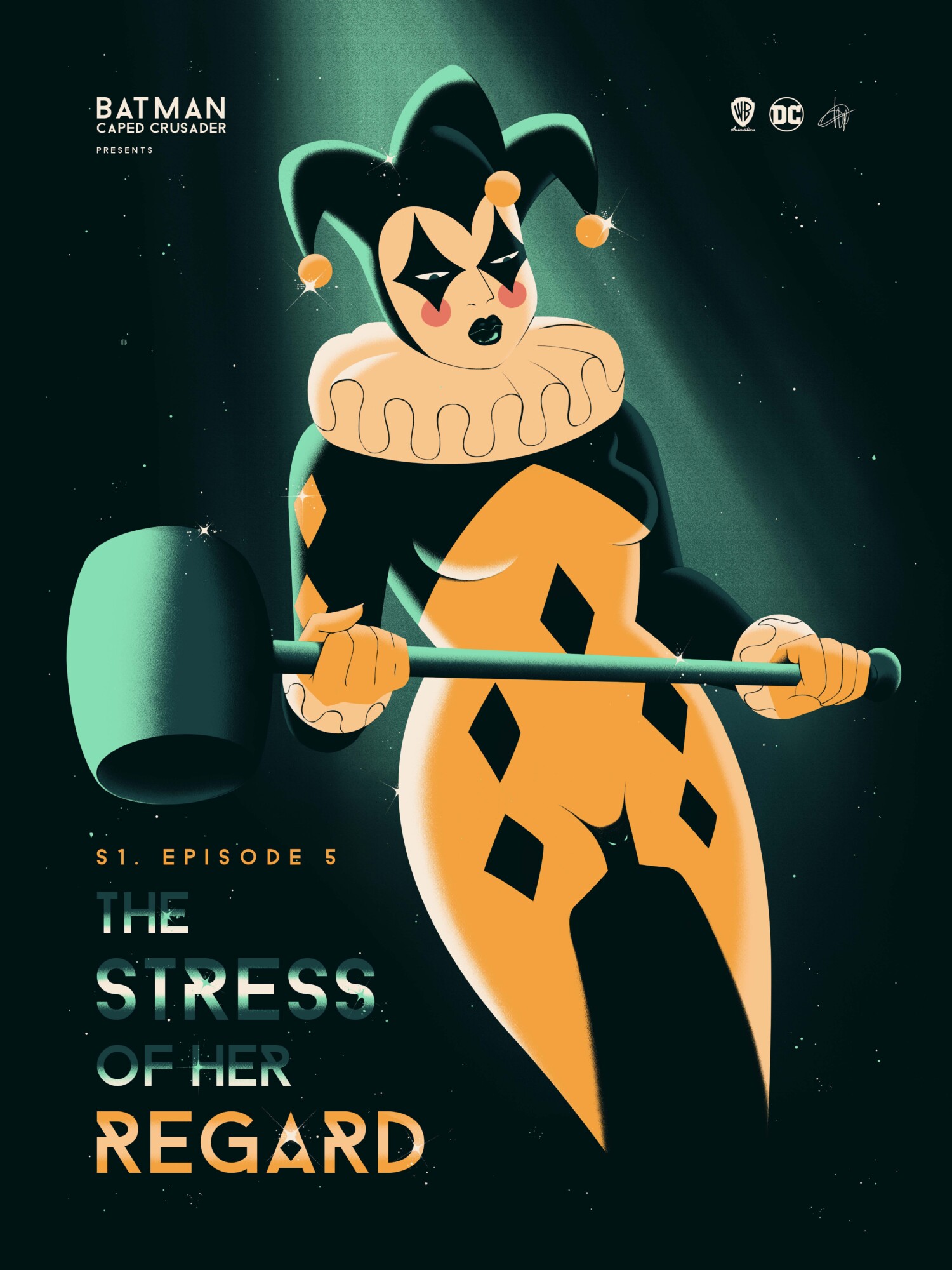 BATMAN CAPED CRUSADER EP.5 Poster Art | Poster By Quentin Marroule