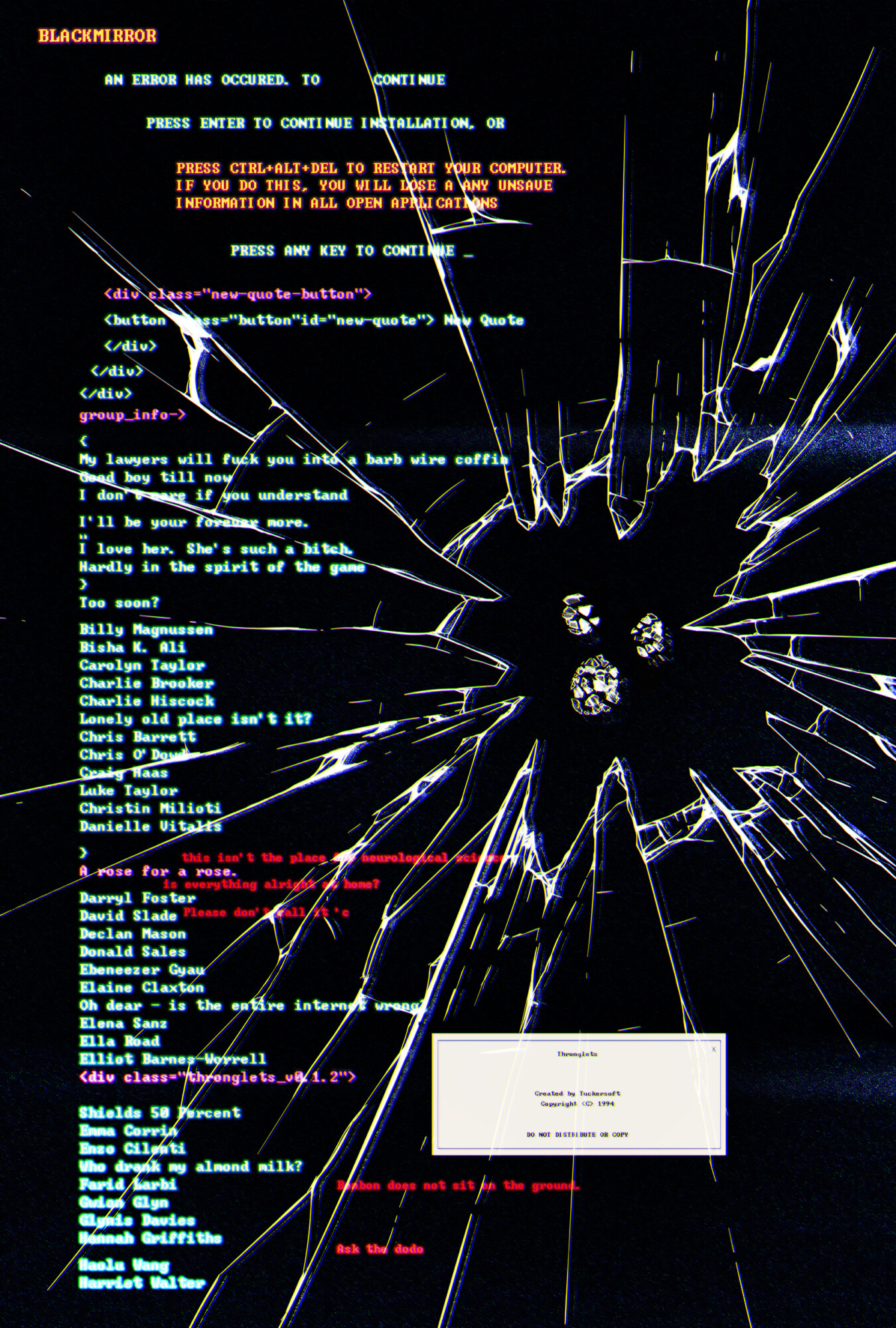 Black Mirror (2025) | Poster By Jaime Ventura