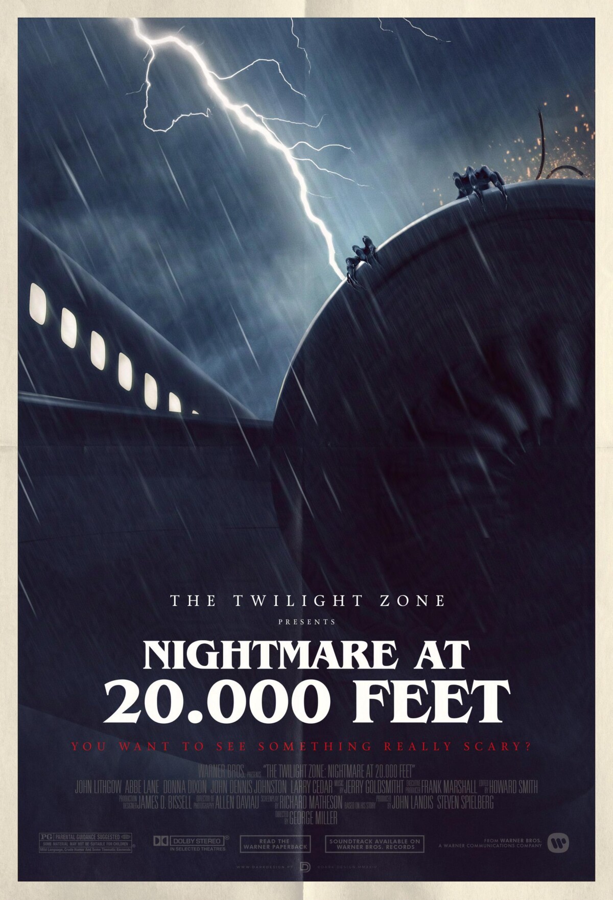 Creepy Creations: Nightmare At 20.000 Feet | Poster By Darkdesign