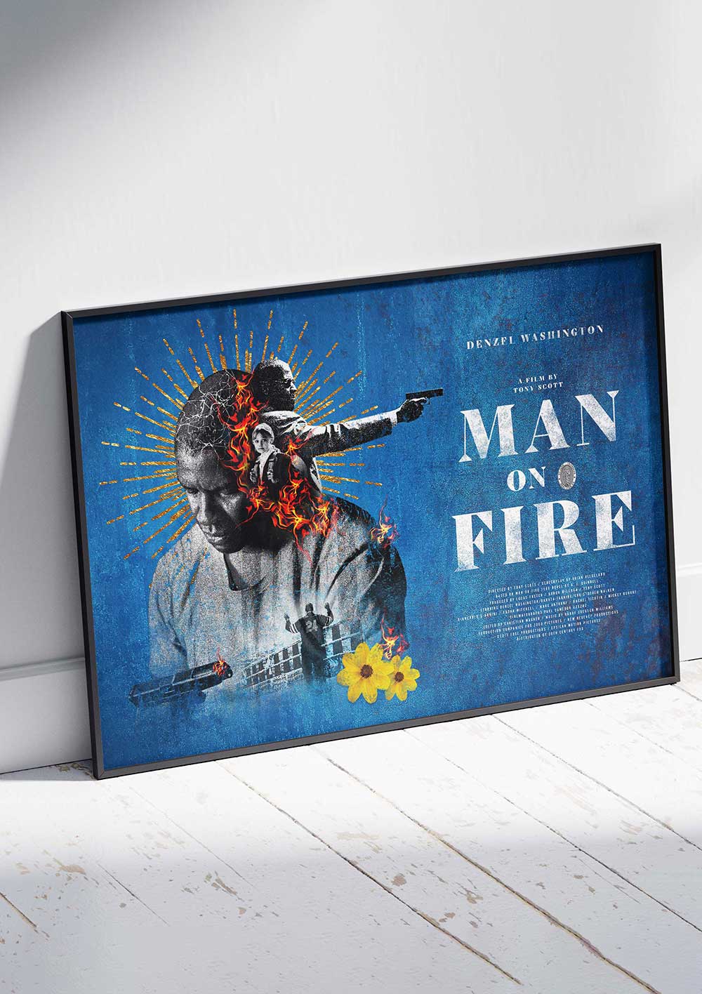 Man On Fire | Poster By Rob_Watts_Creative