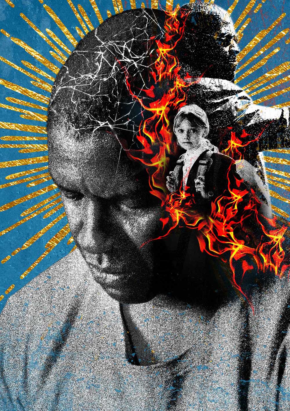 Man On Fire | Poster By Rob_Watts_Creative