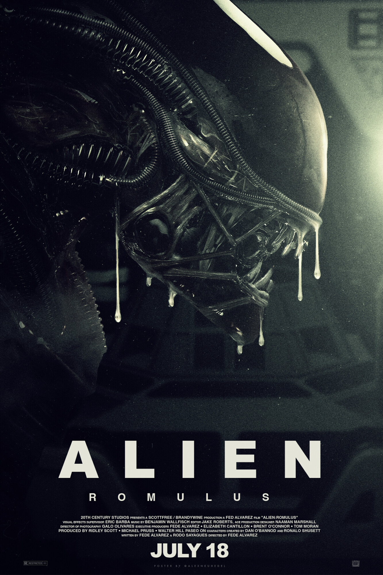 ALIEN: Romulus (2024) | Poster By ALEX NEUHEDEL