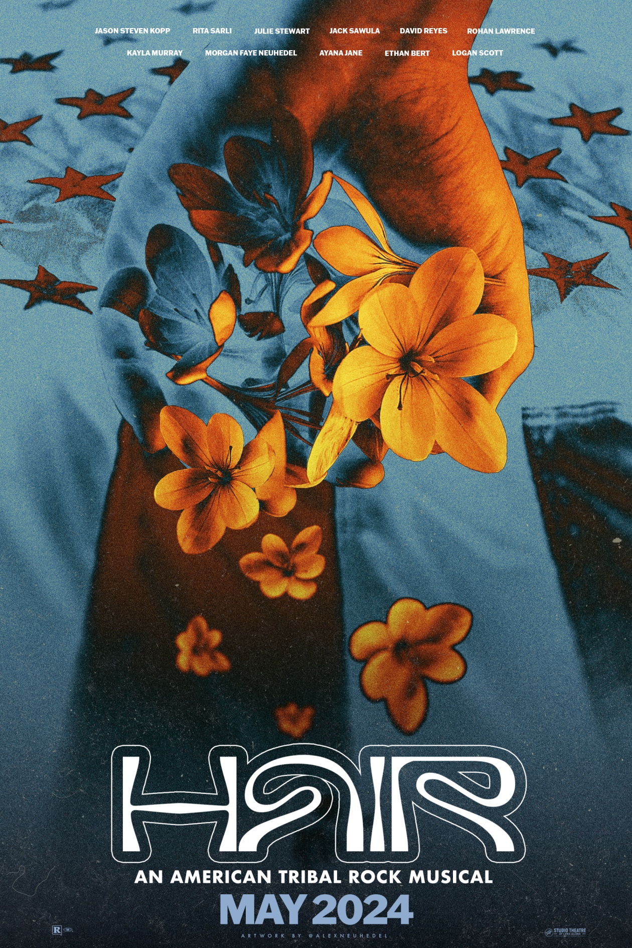 Hair – The Musical (2024) | Poster By ALEX NEUHEDEL