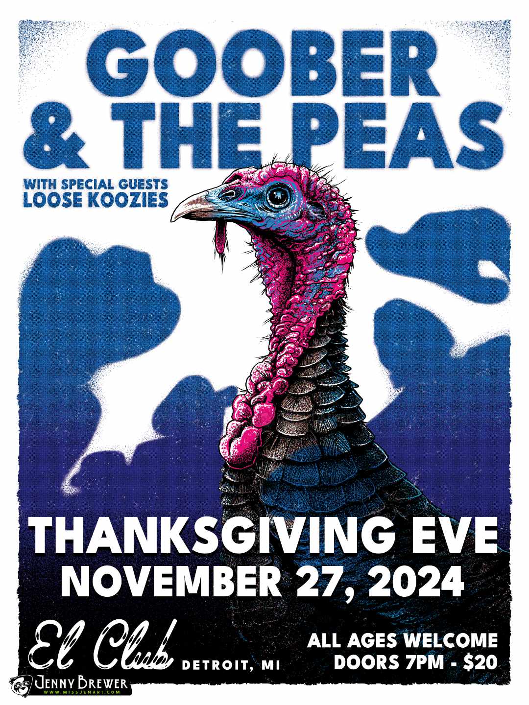 Goober & The Peas | Poster By Jenny Brewer