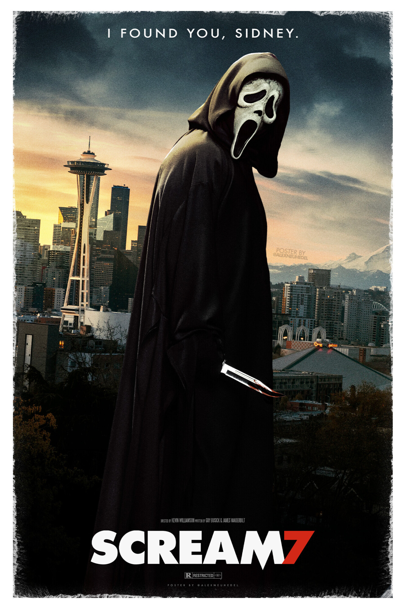 Scream 7 (2026) | Poster By ALEX NEUHEDEL