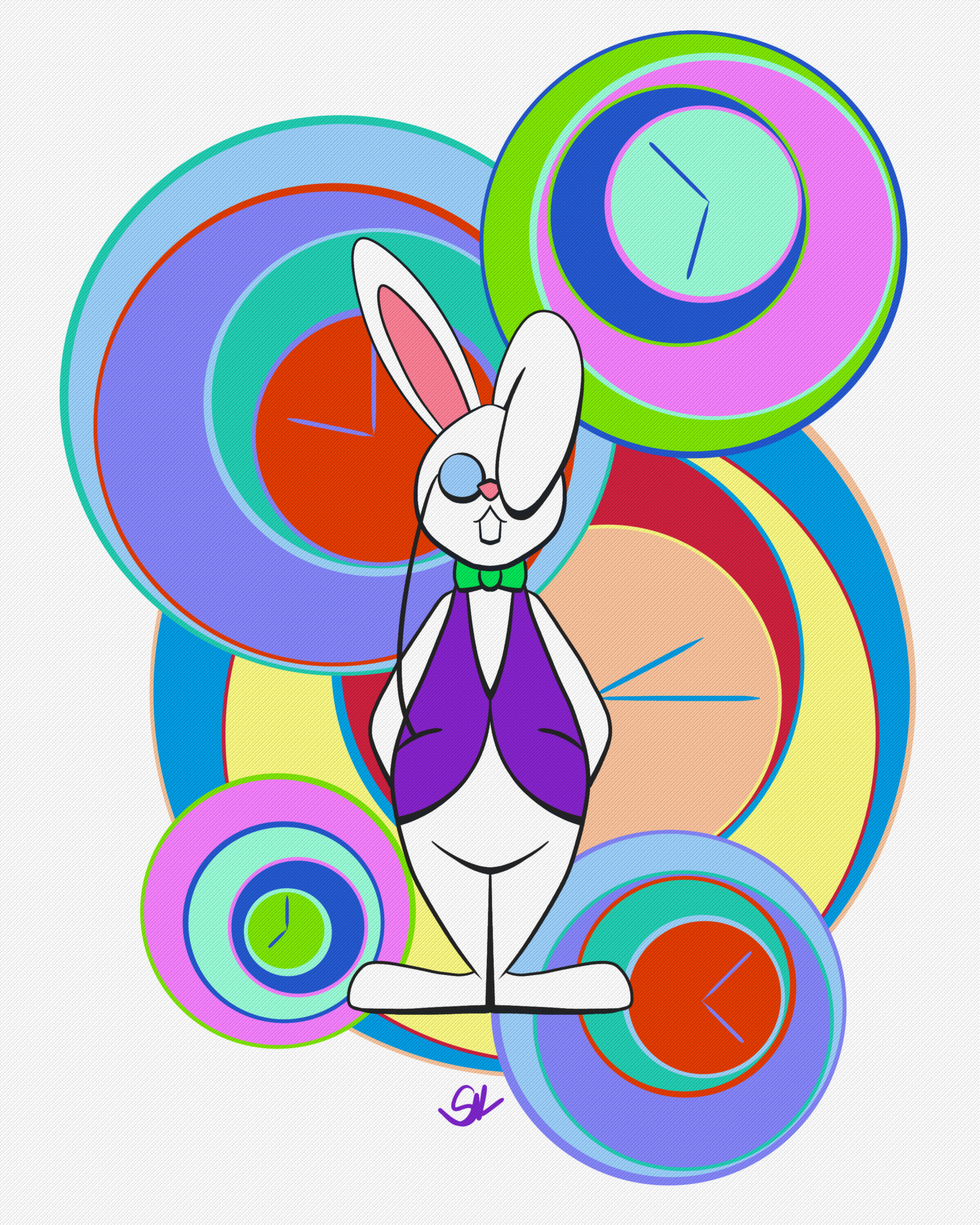 The White Rabbit | Digital Art | Poster By Summer Key