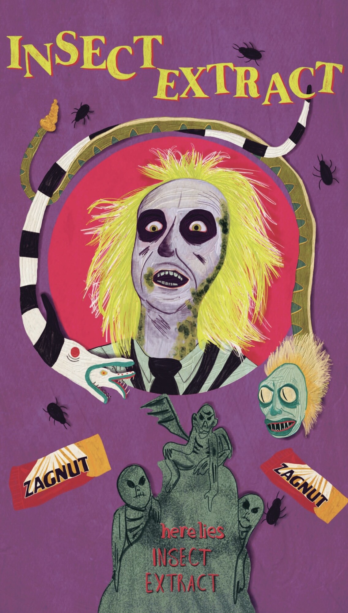 Insect Extract (Beetlejuice) | Poster By Lisa De Vriese