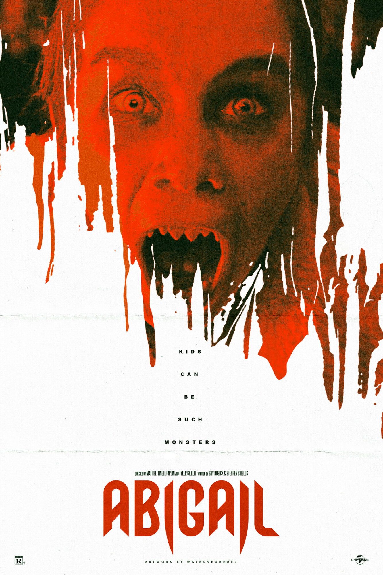 Abigail (2024) | Poster By ALEX NEUHEDEL