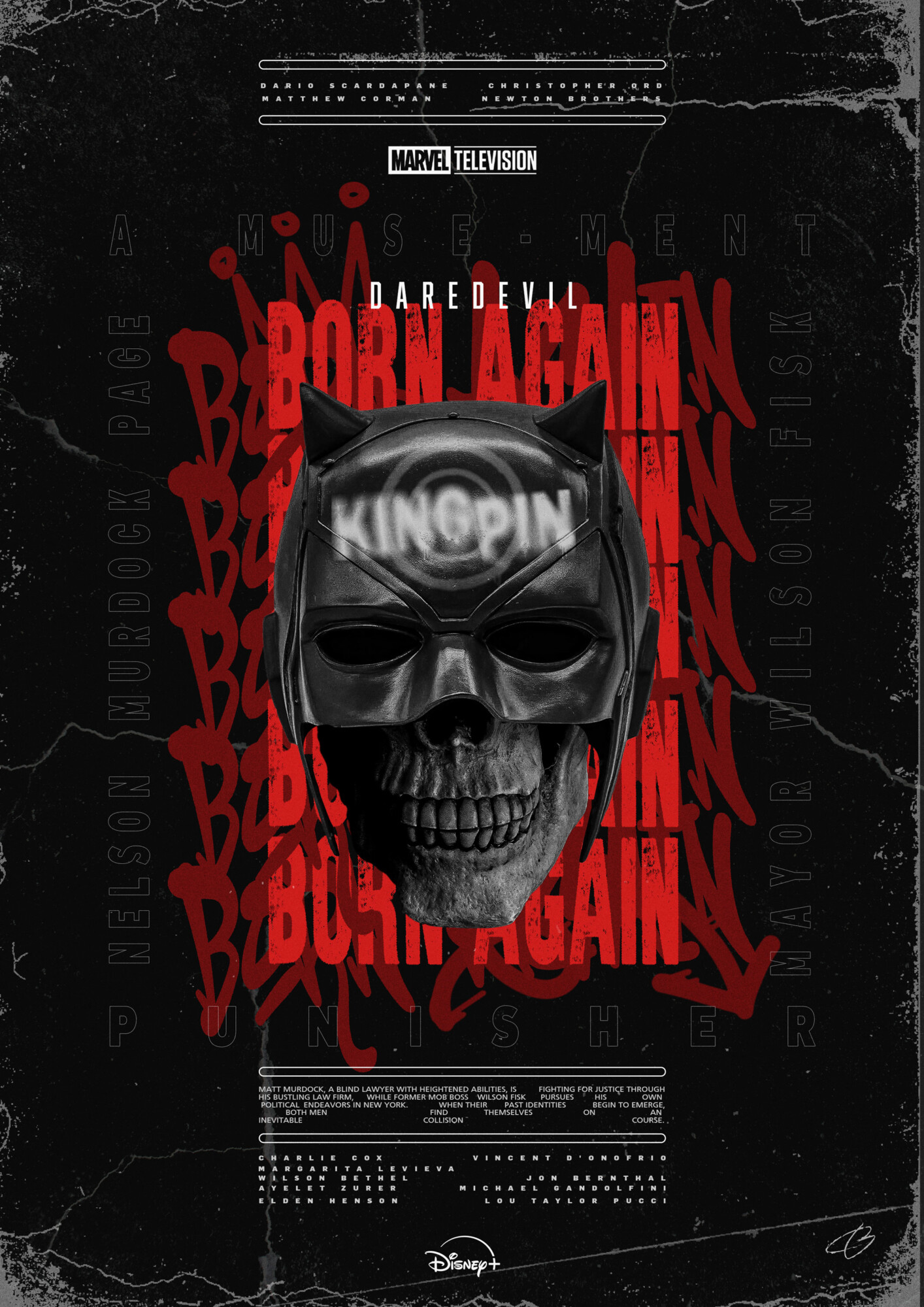 Daredevil : Born Again | Poster By Bartos Gyorgy