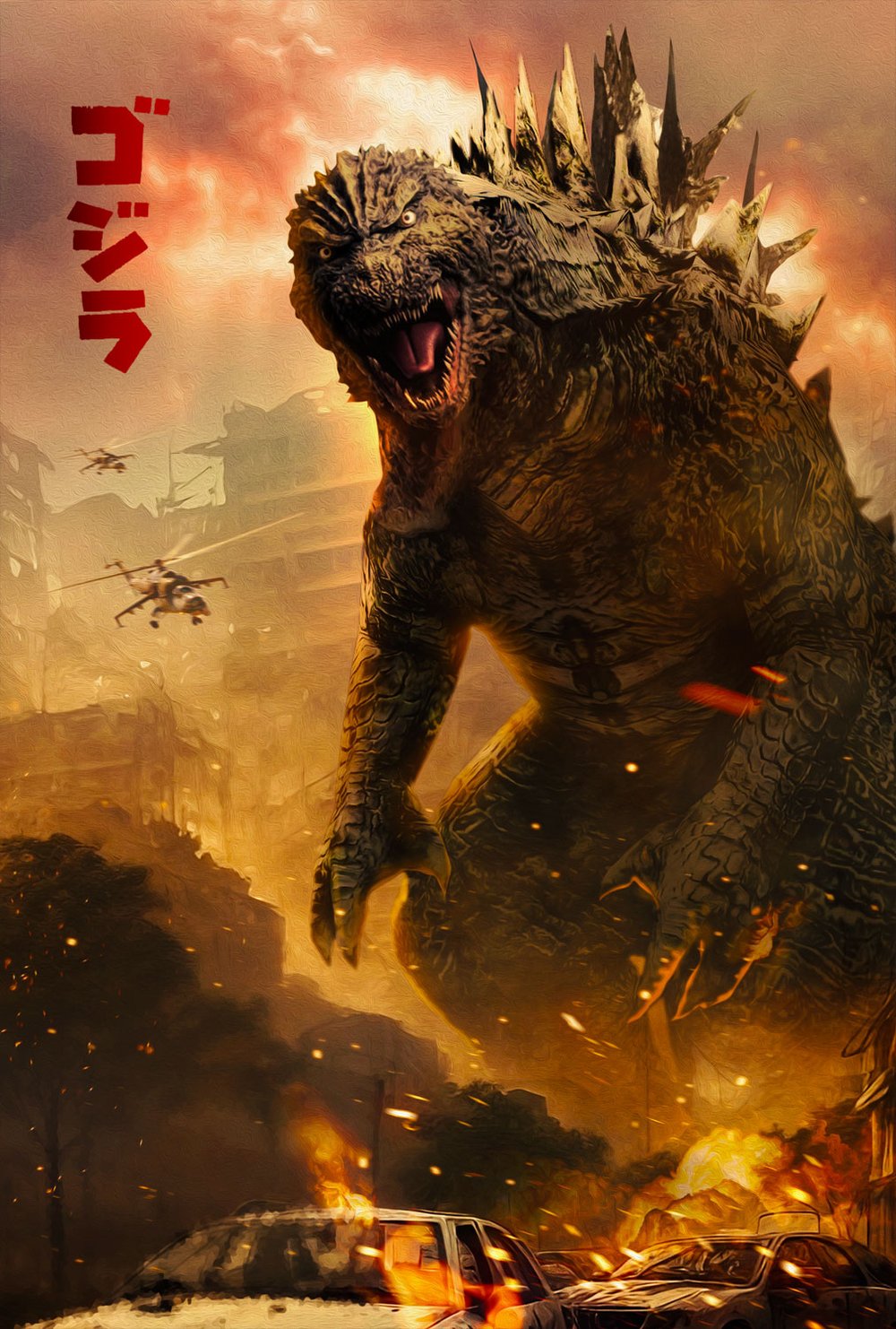 Godzilla | Poster By Huan Do