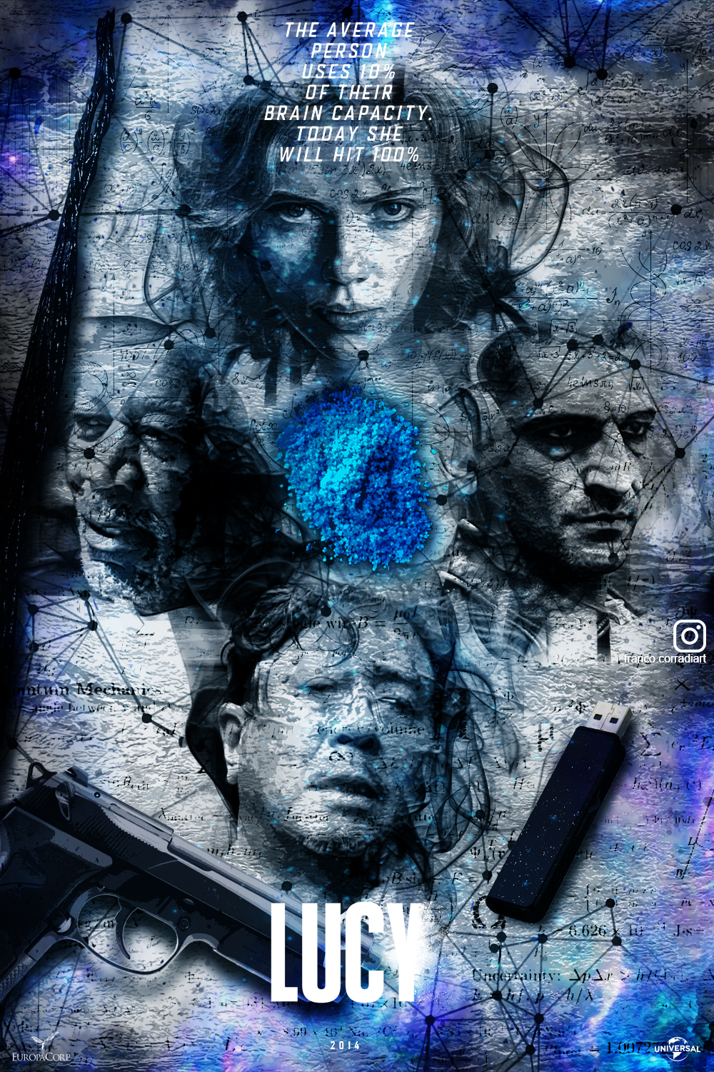 Lucy 2014 | Poster By Franco Corradi