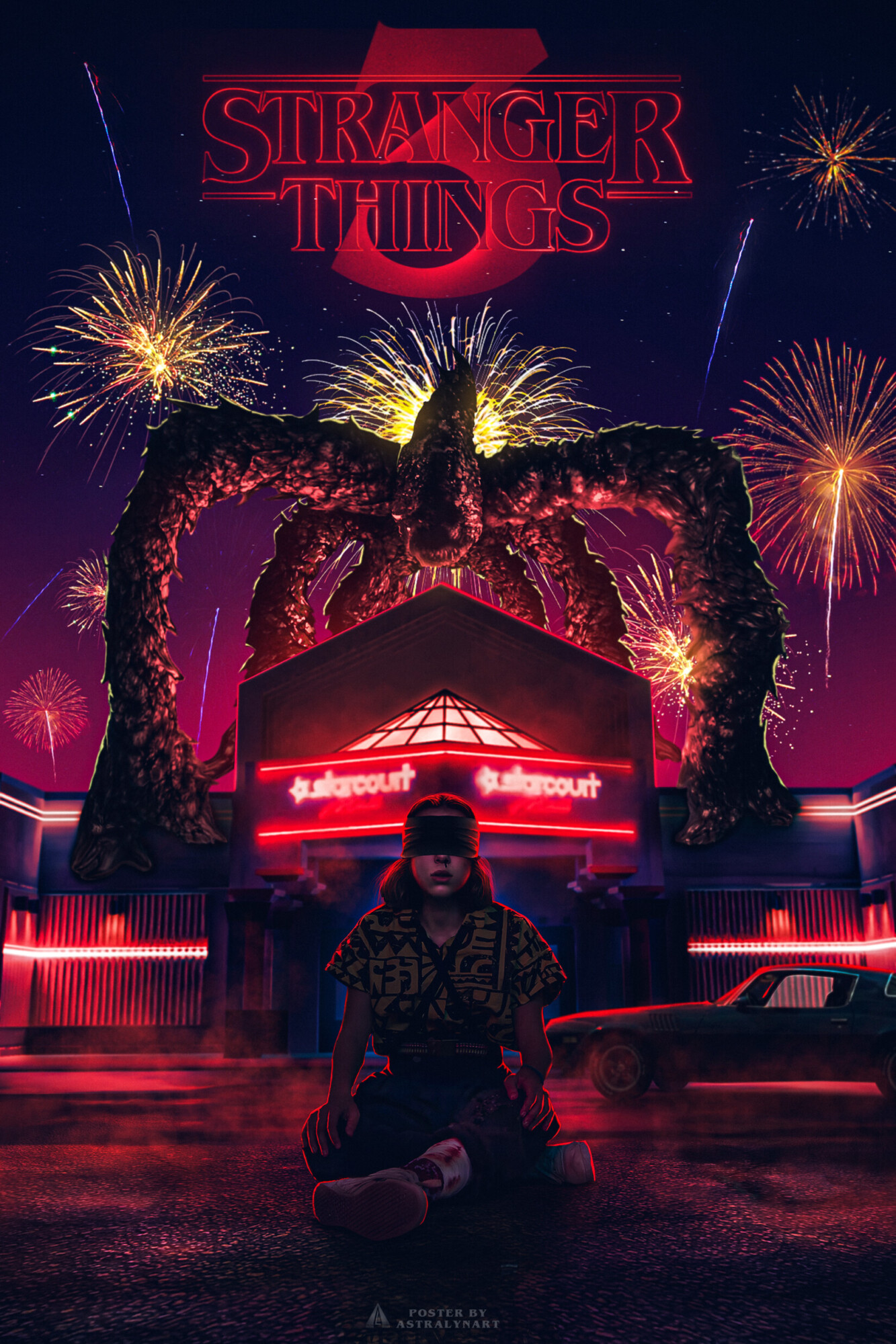 Stranger Things S3 Alternate Poster | Poster By Pronob Chakraborty