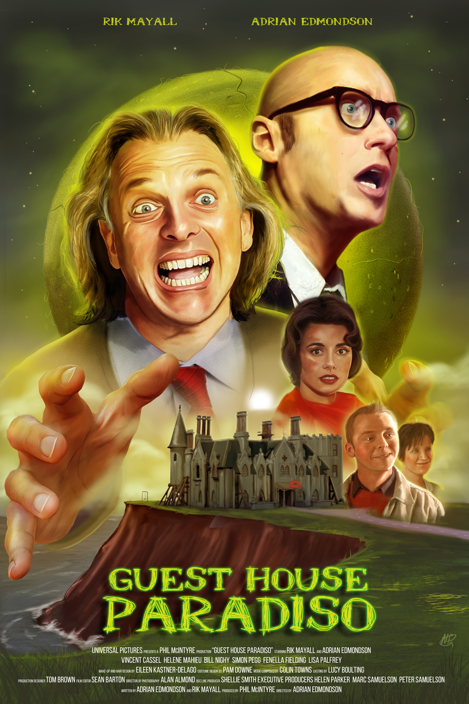 Guest House Paradiso | Poster By Neil Fraser Graphics