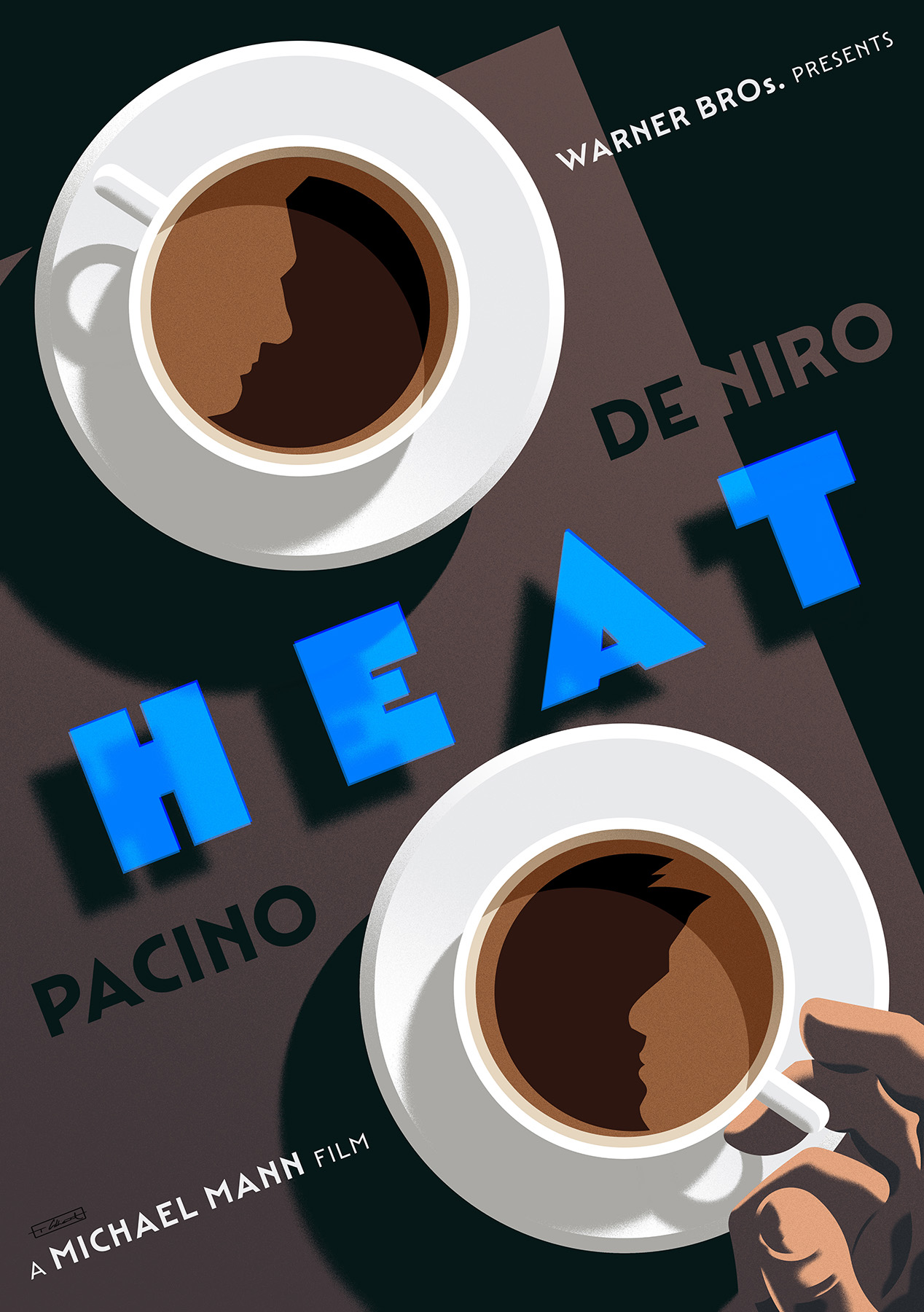 Heat (1995) | Poster By Gilbert_posters