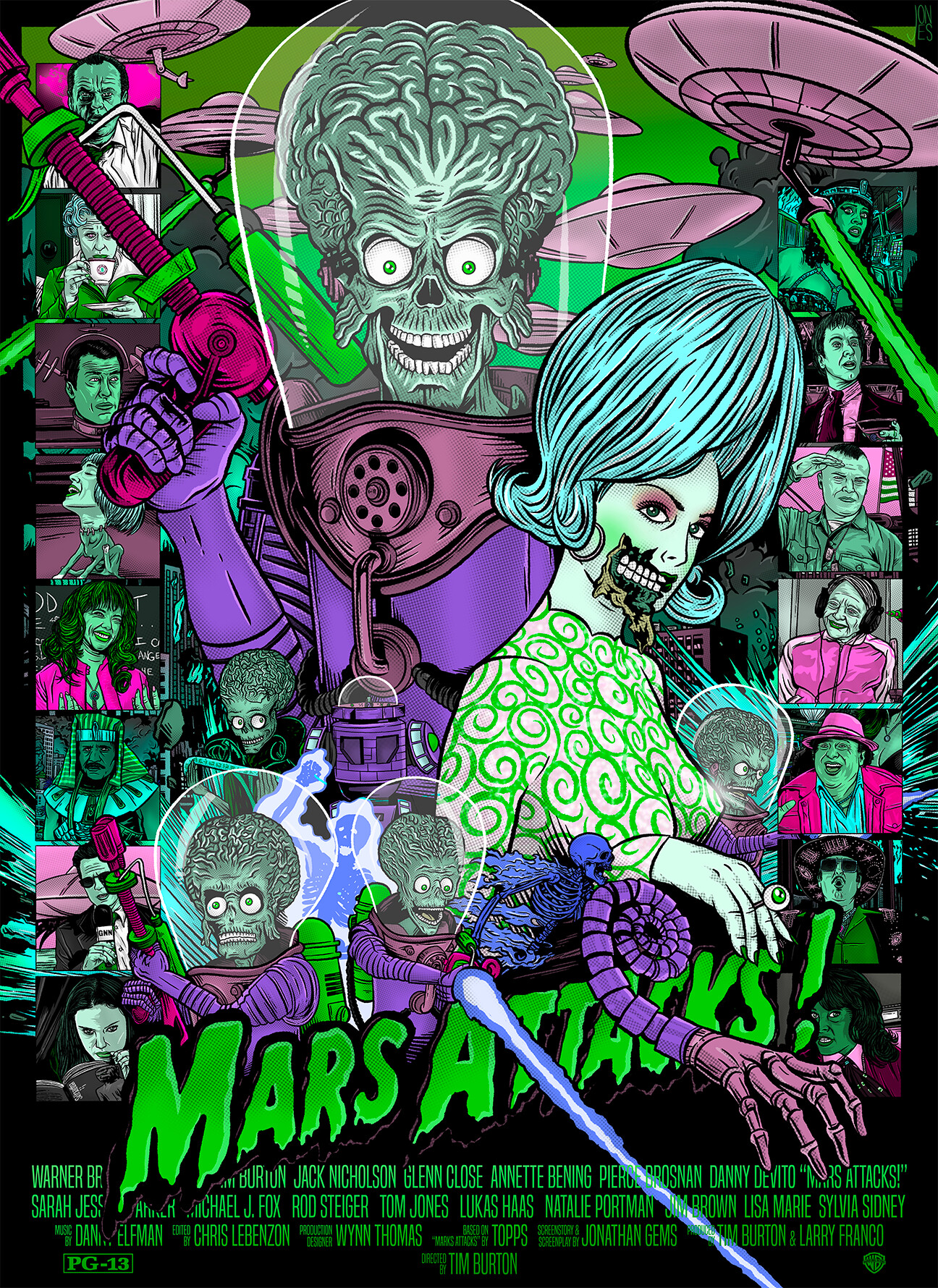 Mars Attacks! | Poster By Patrick Jones