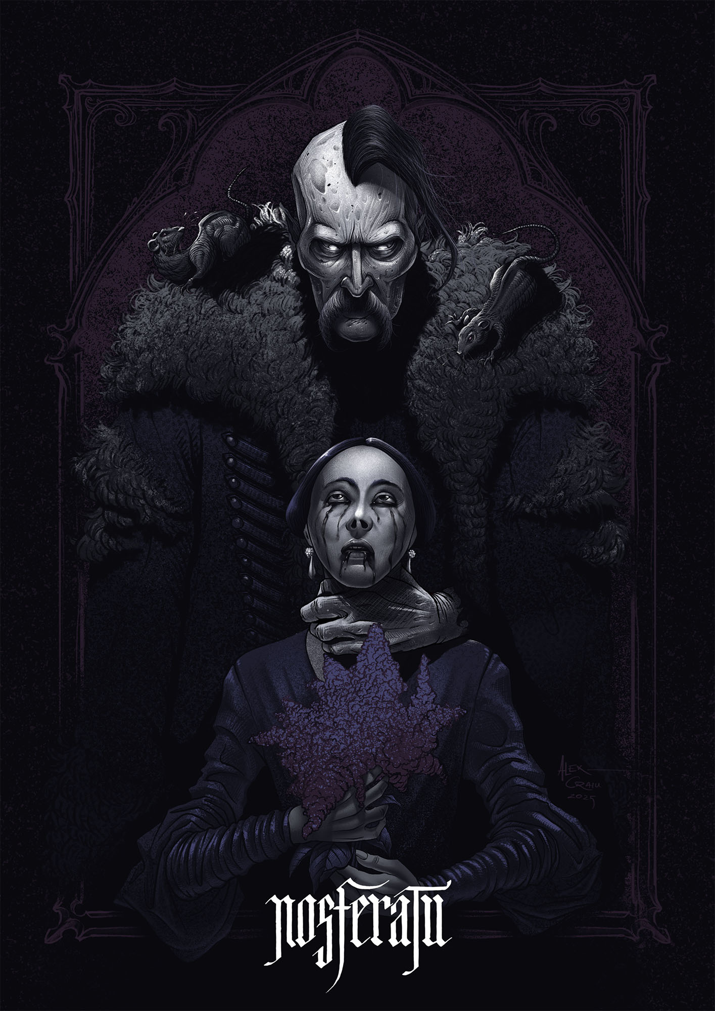 Nosferatu, 2024 | Poster By Alex Craiu