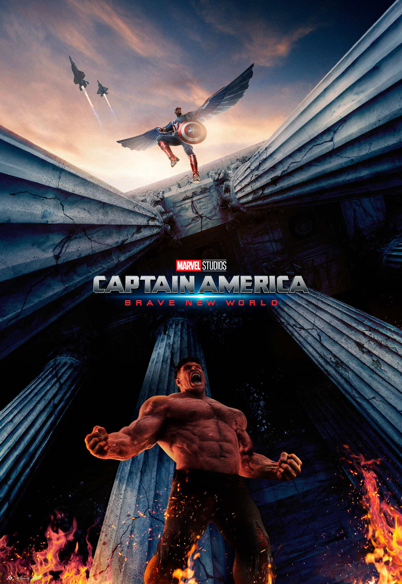 Captain America : Brave New World | Poster By Grievity