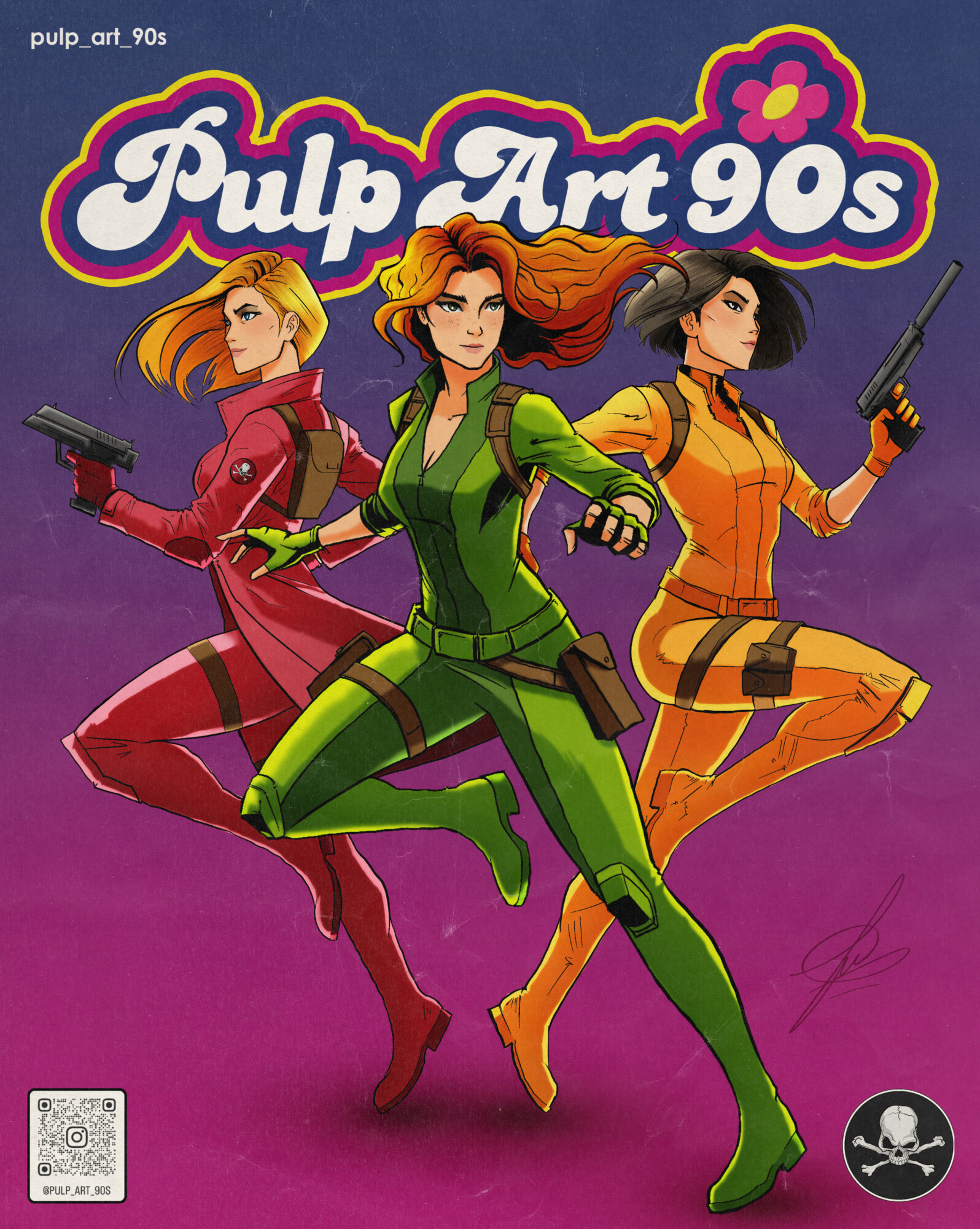 Totally Spies | Poster By Pulp Art 90s