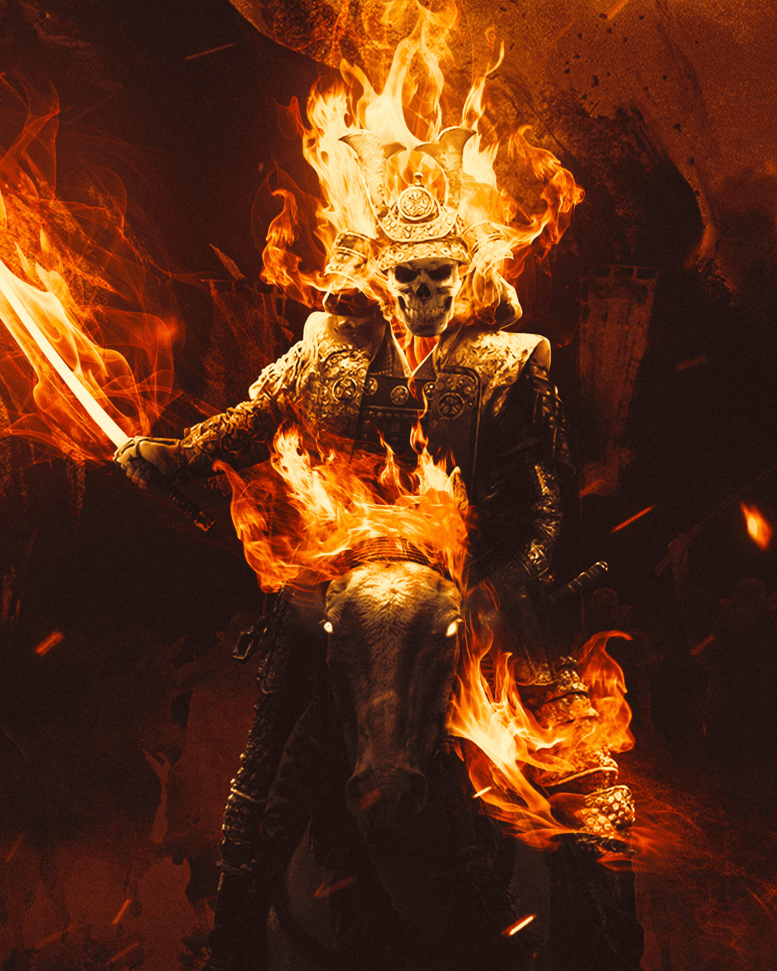 What If... Ghost Samurai | Poster By Kall El