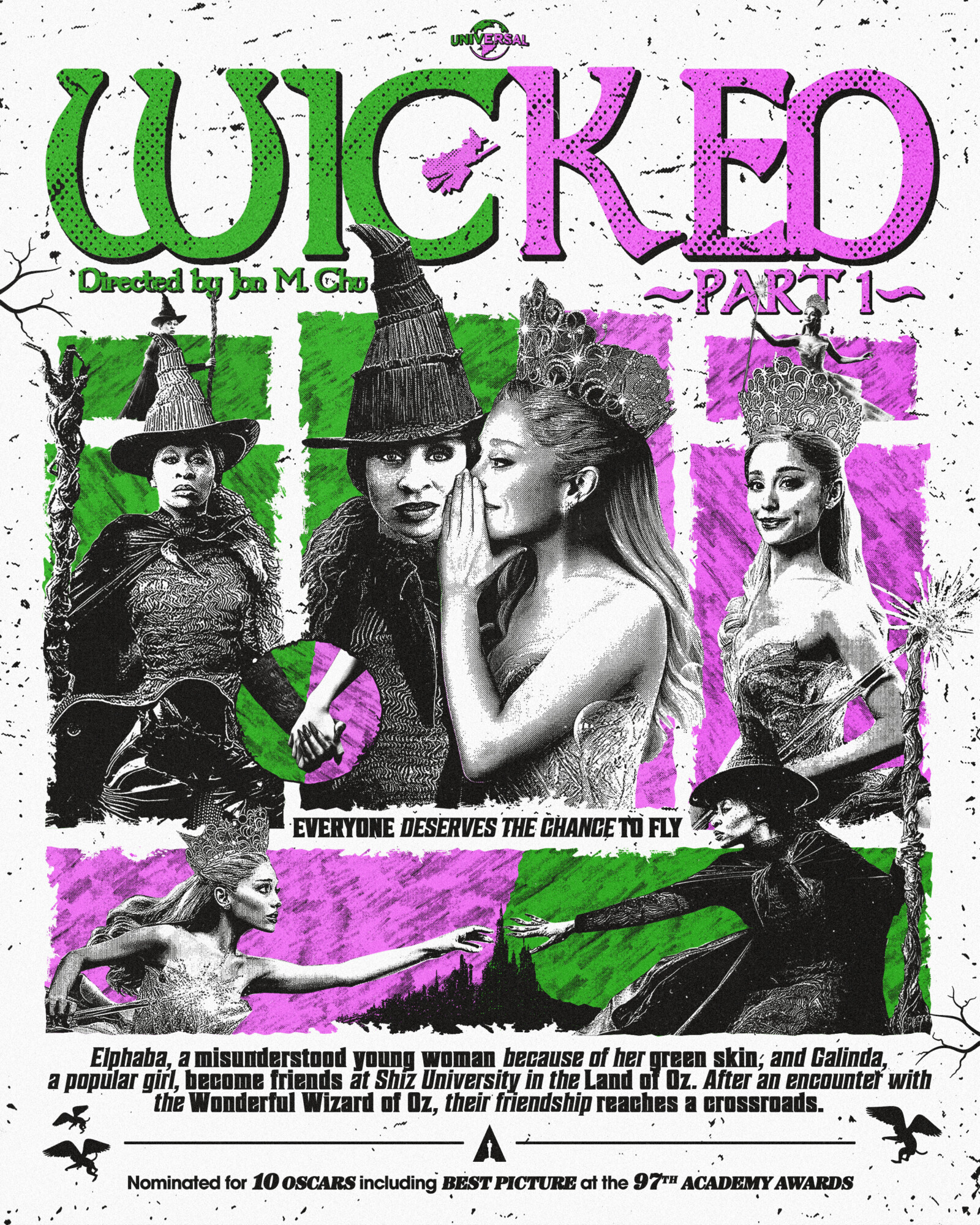 WICKED – OSCARS Best Picture Nominee | Poster By Justbychris*