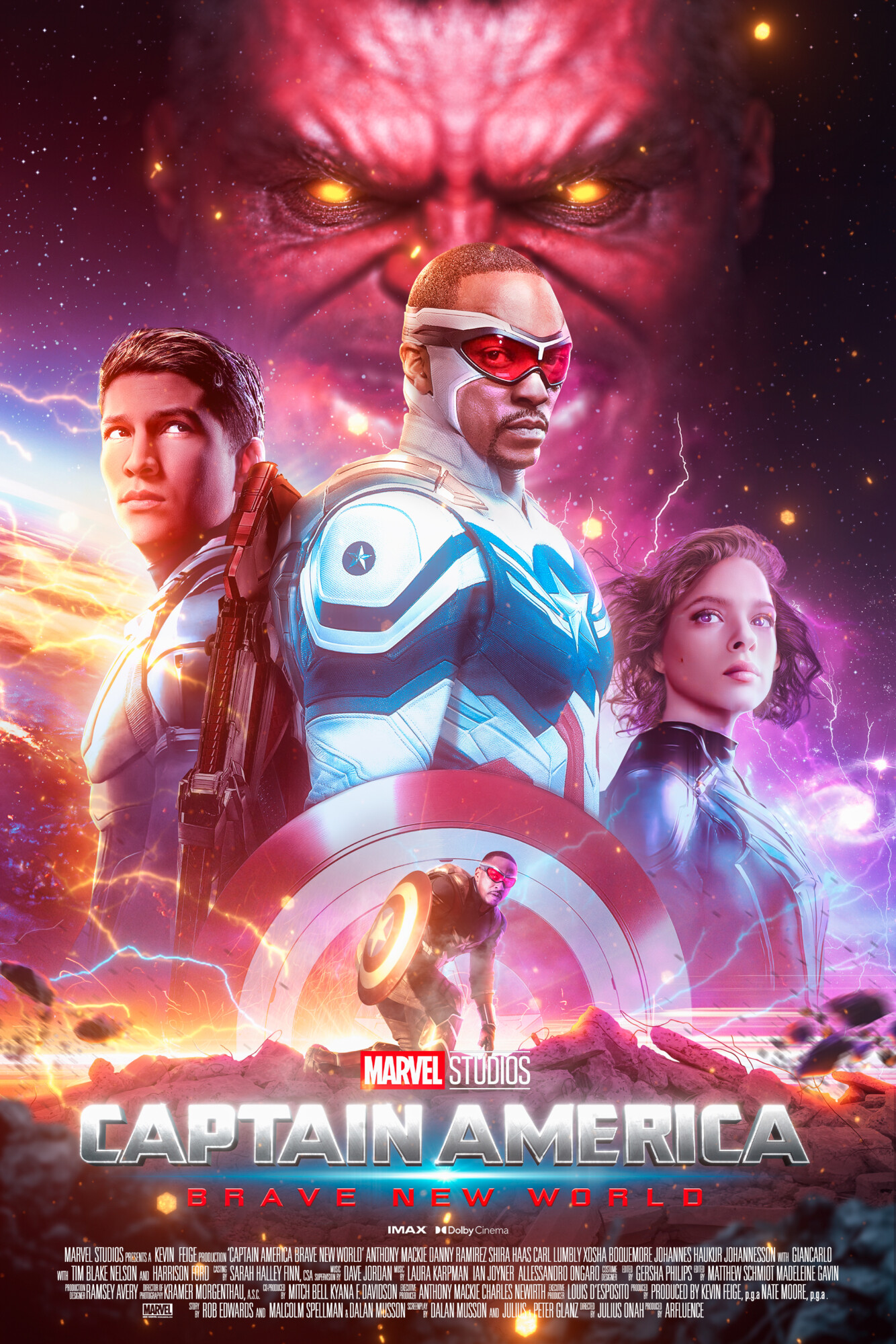 Captain America Brave New World | Poster | Poster By Arfluence