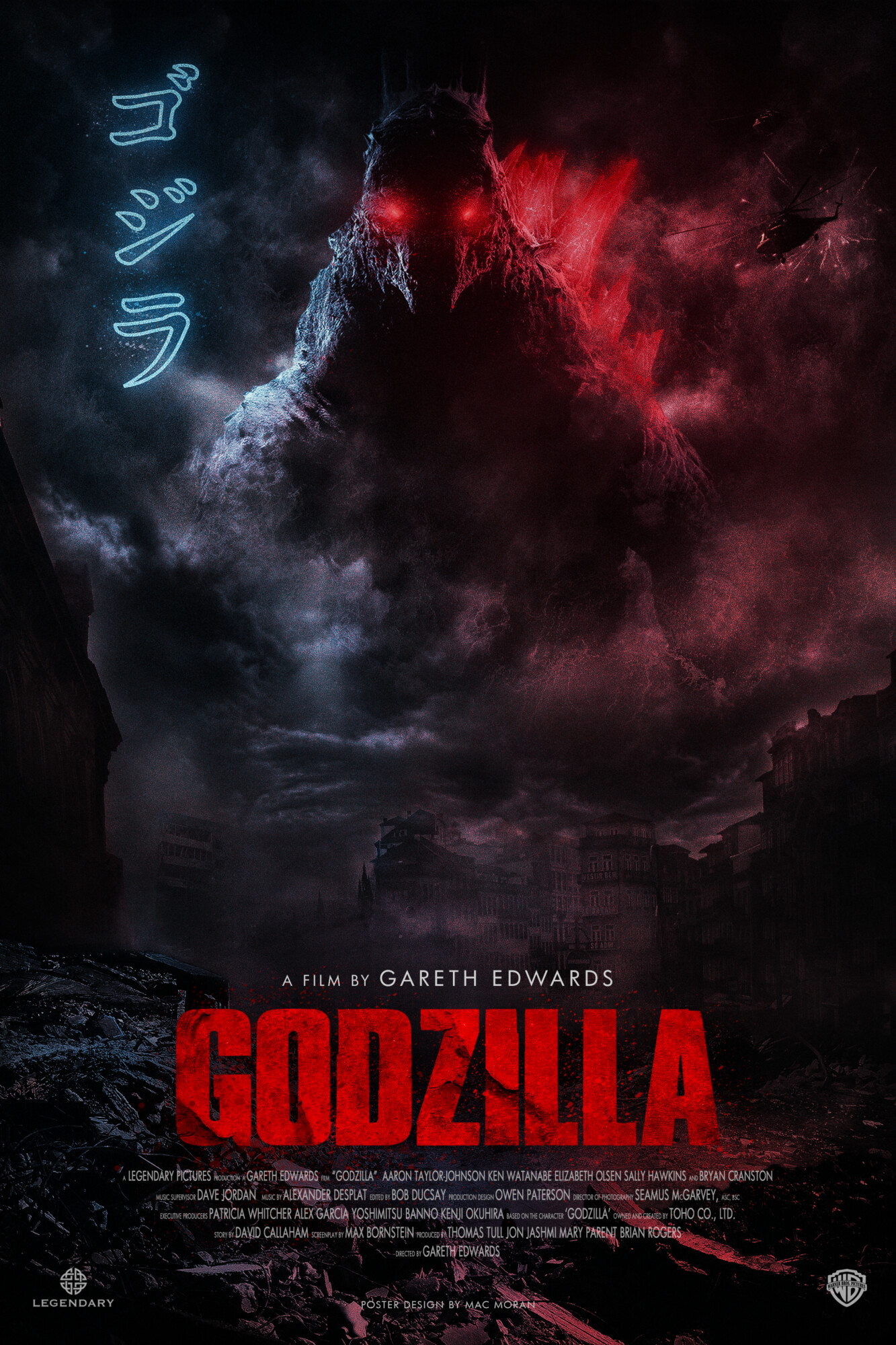 Godzilla (2014) | Poster By Macaulay Moran