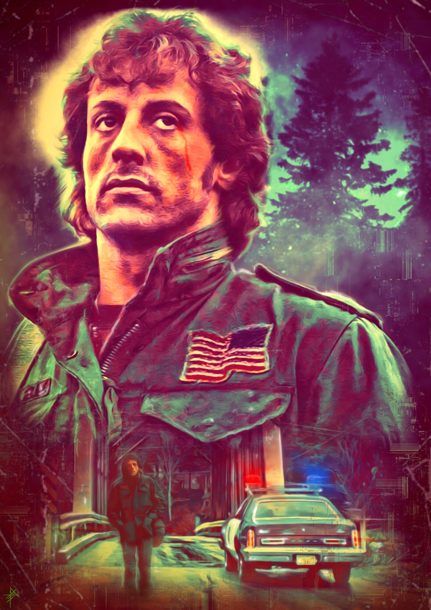 FIRST BLOOD | Poster By Peter Harper