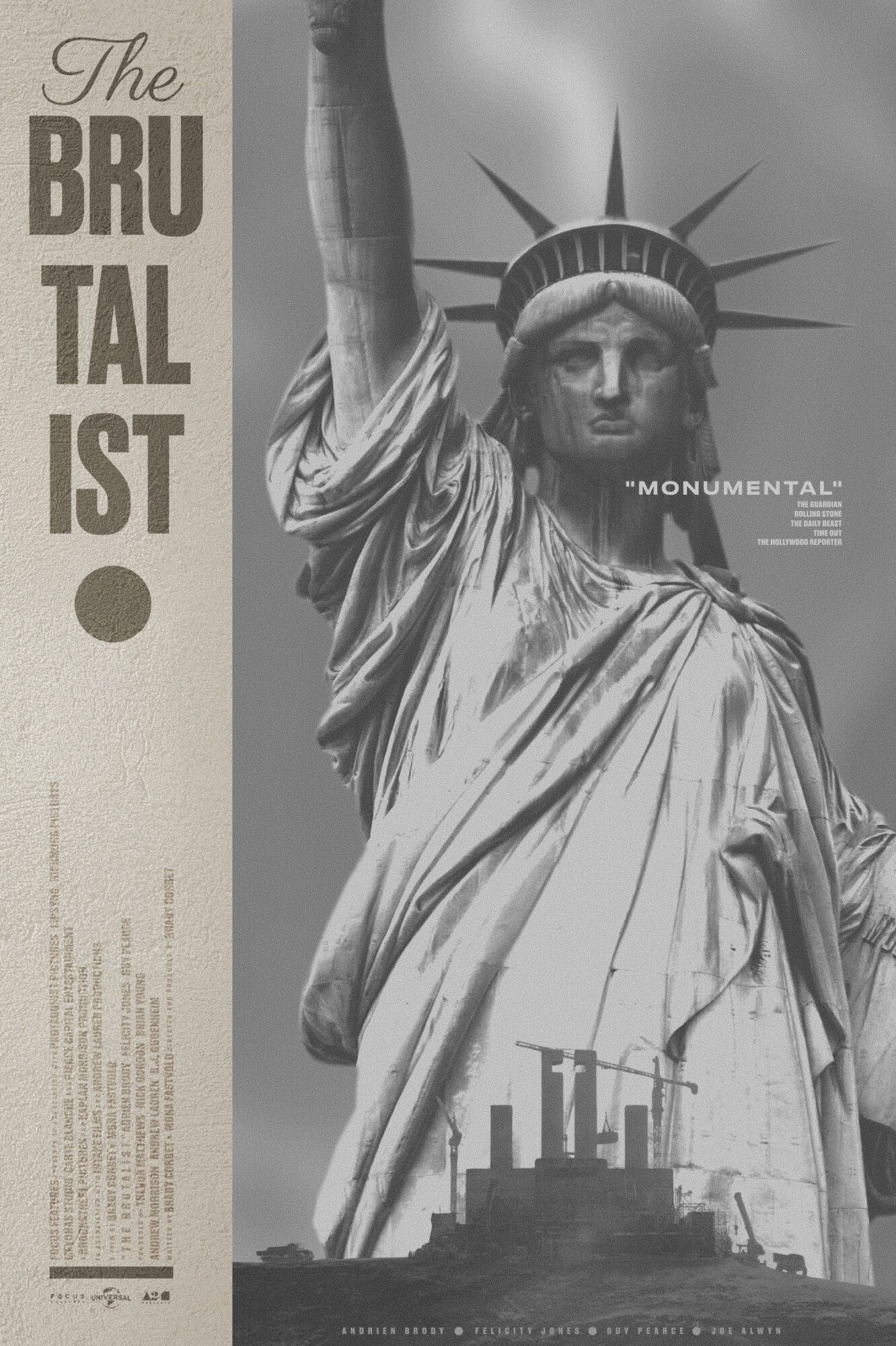 The Brutalist (2024) | Poster 2 | Poster By Jesse Hwang