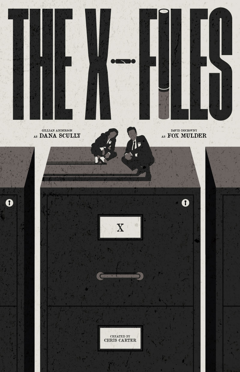 The X-Files | 1993 | Poster By Walkerwyn