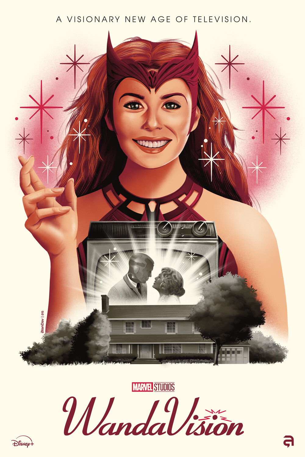 WandaVision | Poster By Alan David