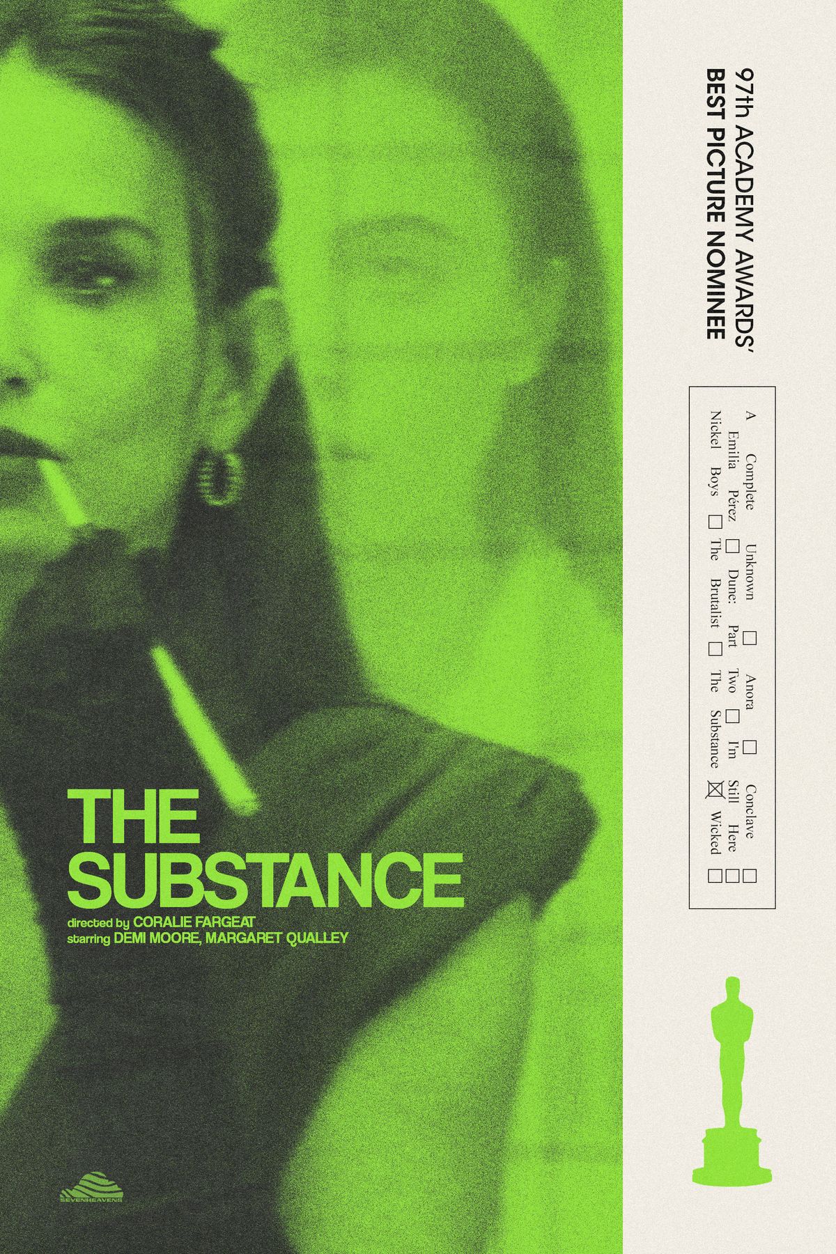 The Substance (2024) | Poster By Sevenheavensdesign