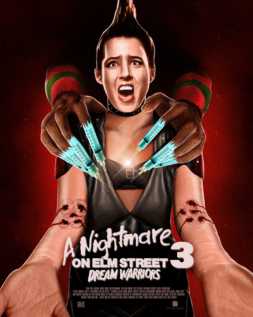 A Nightmare On Elm Street 3 (1987) Alternative Movie Poster | Poster By ...