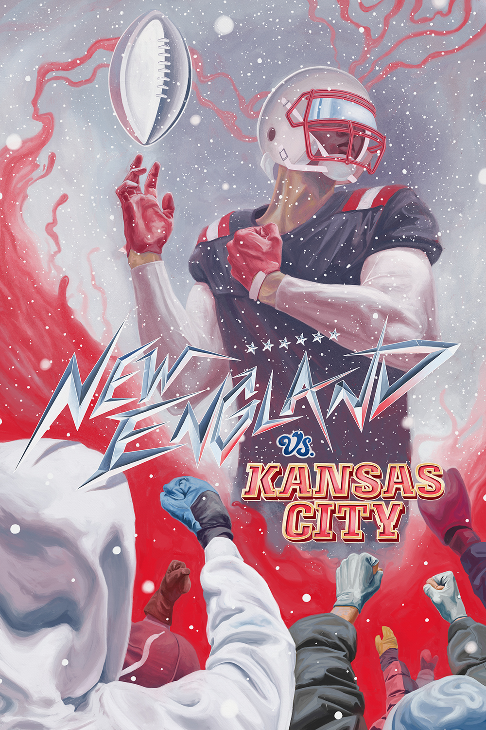New England Patriots Gameday Poster 2023 | Poster By Collin McCormack