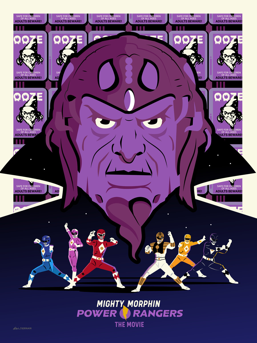 Mighty Morphin Power Rangers: The Movie Poster | Poster By Tiernandesign