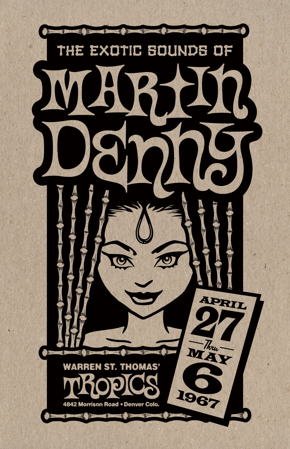 Martin Denny - 1967 | Poster By Acme Tiki Co.