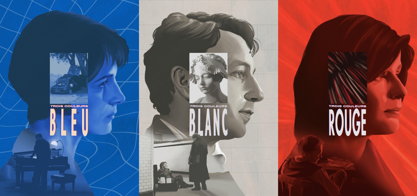 Three Colors | Poster By Lydia Maltby