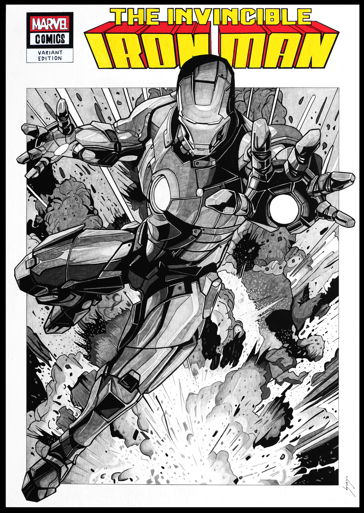 THE INVINCIBLE IRON MAN | Poster By Carles Ganya