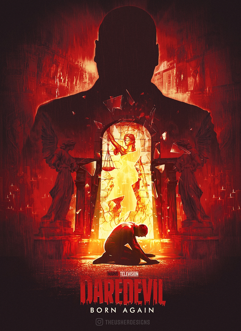 Daredevil Born Again | Poster By Theusher