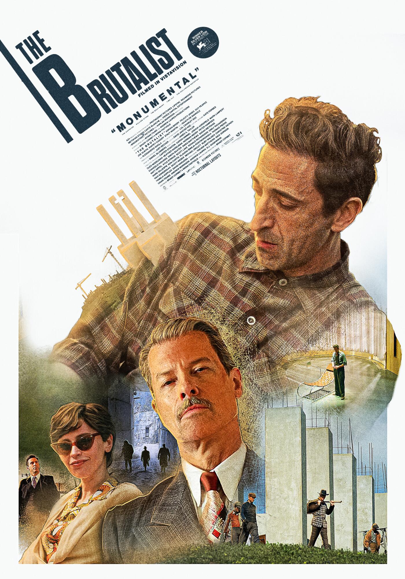 THE BRUTALIST – Alternative Movie Poster | Poster By Alessandro Montalto