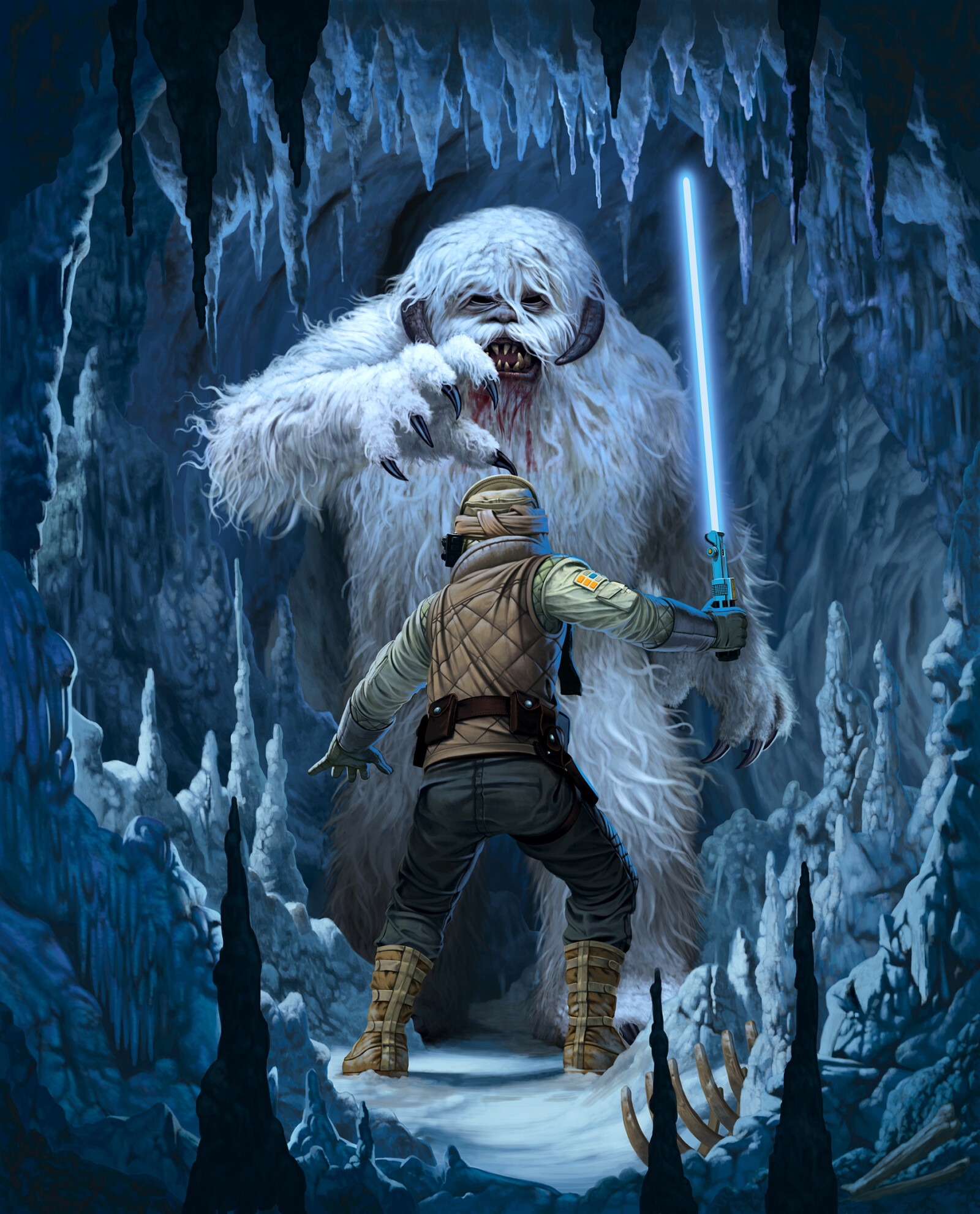 The Empire Strikes Back; The Wampa Cave | Poster By Vincent Hie