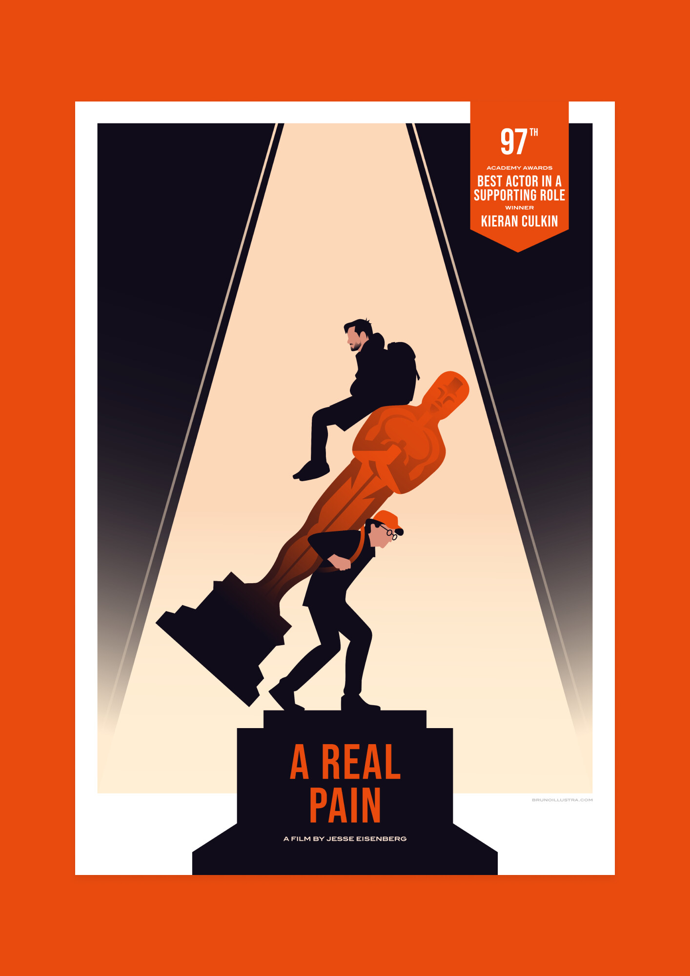 A Real Pain Minimalist Poster | Poster By Bruno Carvalho