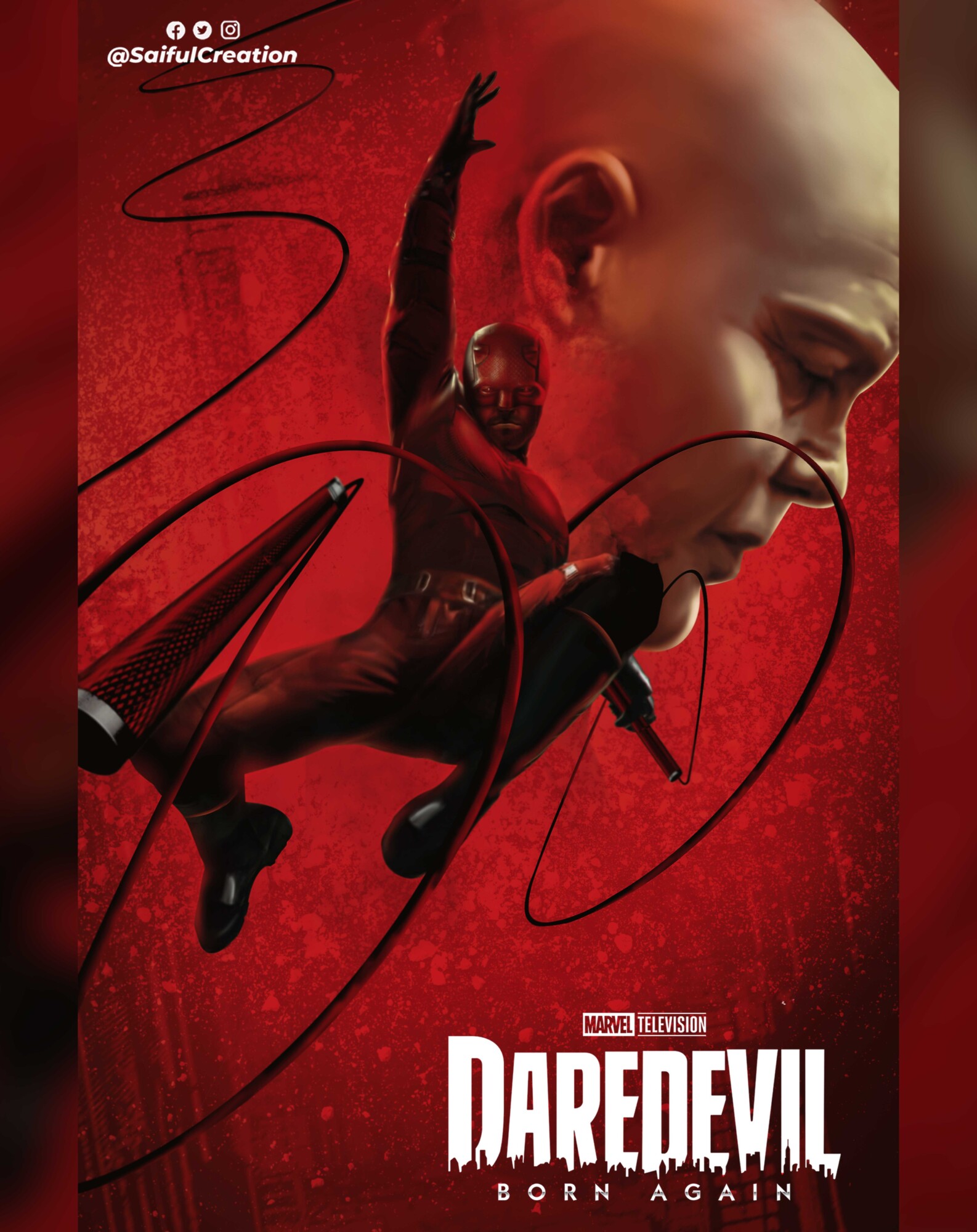 Daredevil: Born Again | Poster By Saiful Creation